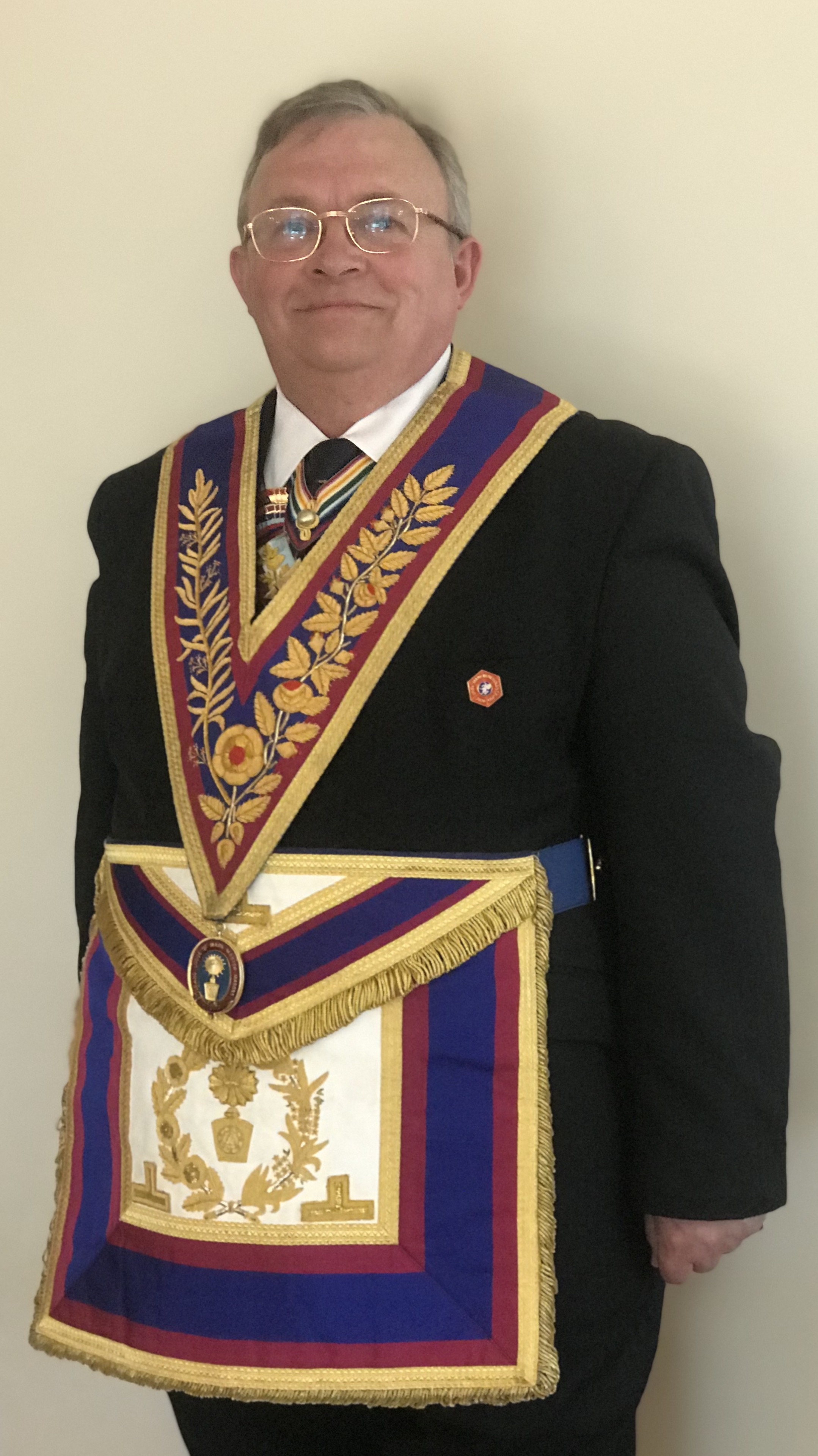 Tony in Mark full dress 1 – May2020 – W Bro. Tony Harvey, PJGD